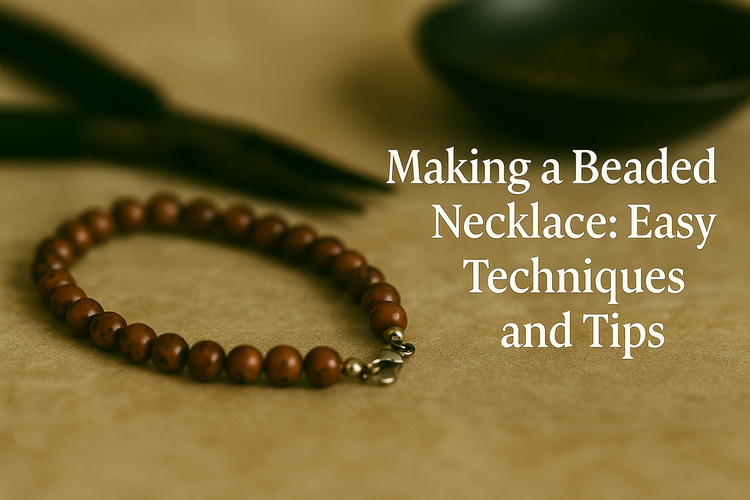 Making a beaded necklace: easy techniques and tips – Jewelry Universe ...